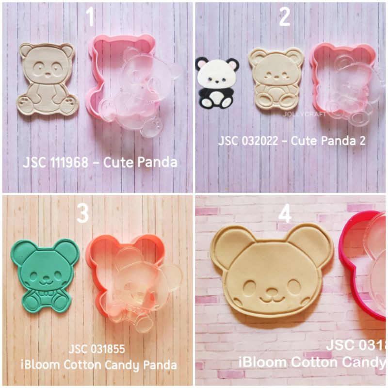 Panda Cookie cutter 1,2,3,4 (Choose 1 Dozen) | Shopee Philippines