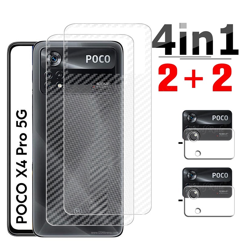 4-in-1 For Xiaomi poco x4 X3 M4 M3 F3 pro 5G 4G F4 GT Camera protective ...