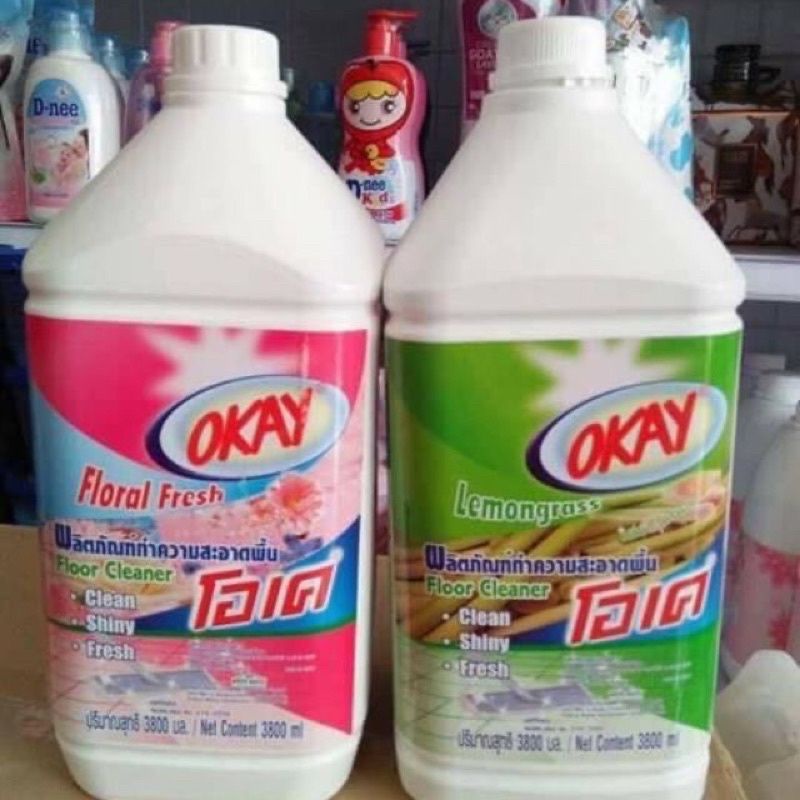 Okay Floor Cleaner 3800ml Of Thailand | Shopee Philippines