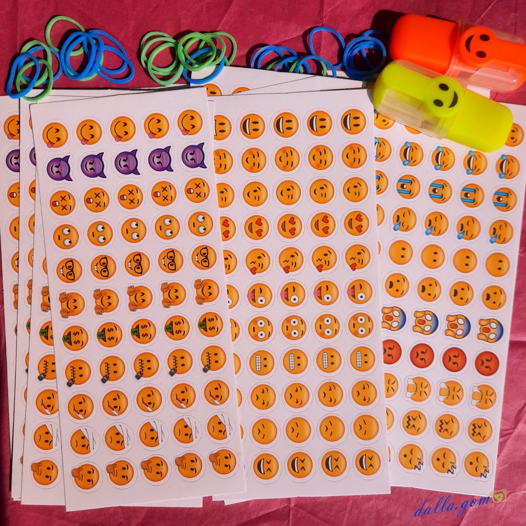 Emoji Sticker Pack/Cute Emoticon Sticker - dalla.gom | Shopee Philippines