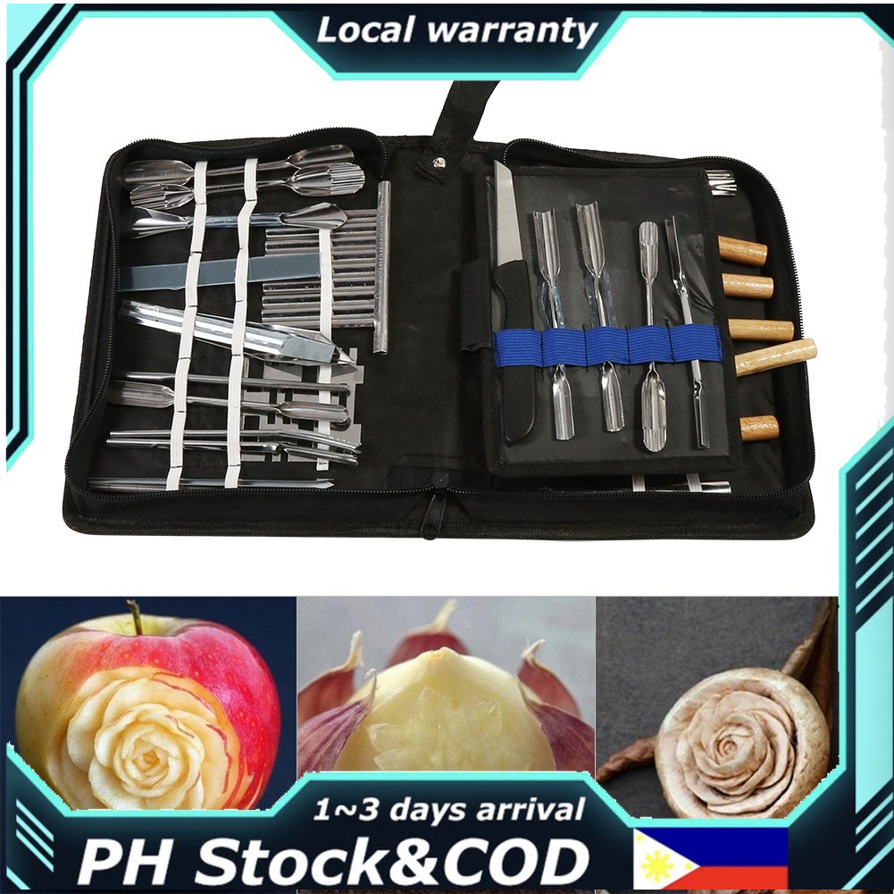 Carving Tools Kit Portable Vegetable Fruit Food Chisel Kitchen Cutting ...