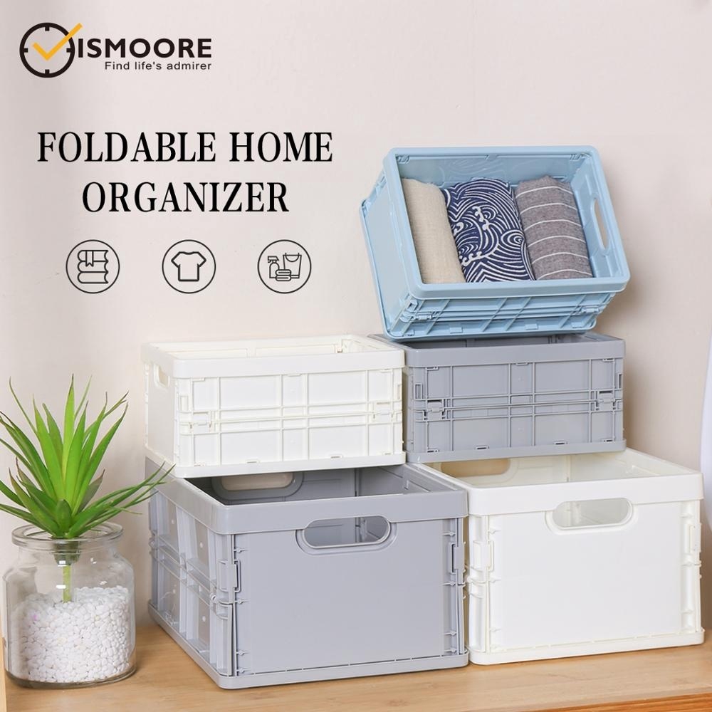 home lifeCollapsible Storage Bins, Plastic Stackable Grated Wall ...