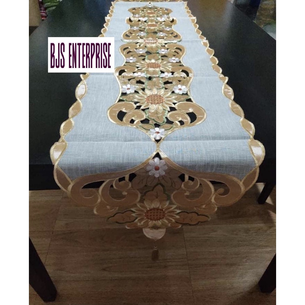 Dining Table Runner - Modern Barong Fabric - Dinning Table | Shopee ...