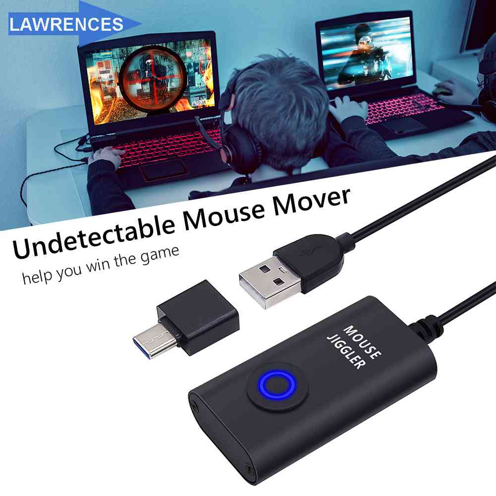 2 in 1 Undetectable Mouse Movement Jiggler Mover for Computer Awakening ...