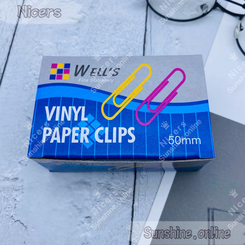 33mm 50mm Well's Vinyl Paper Clips | Shopee Philippines