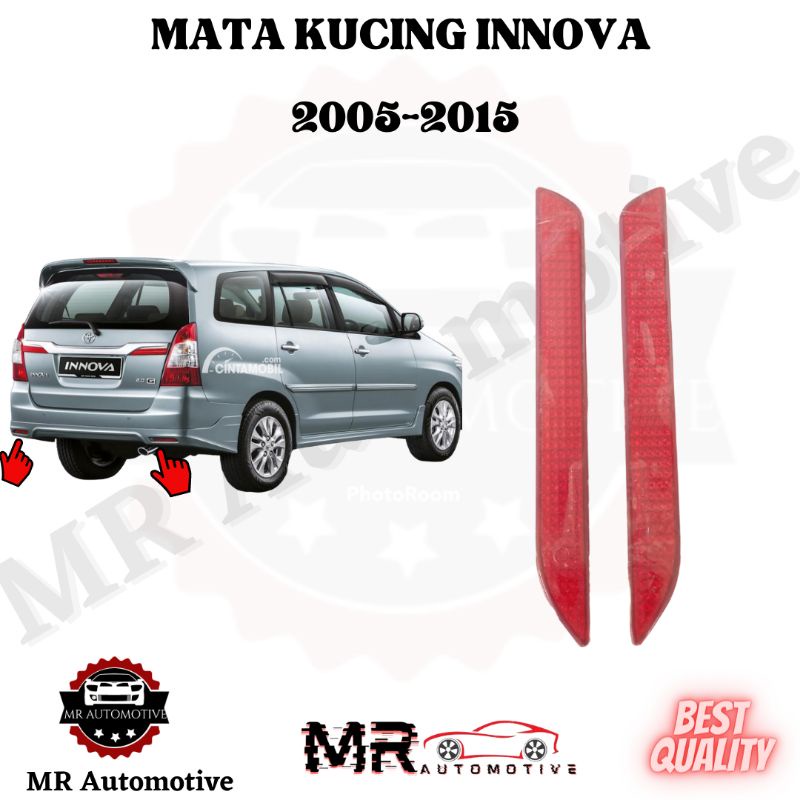 MATA Cat Eye/Rear Bumper Reflector Innova 2005-2015 ORIGINAL | Shopee ...