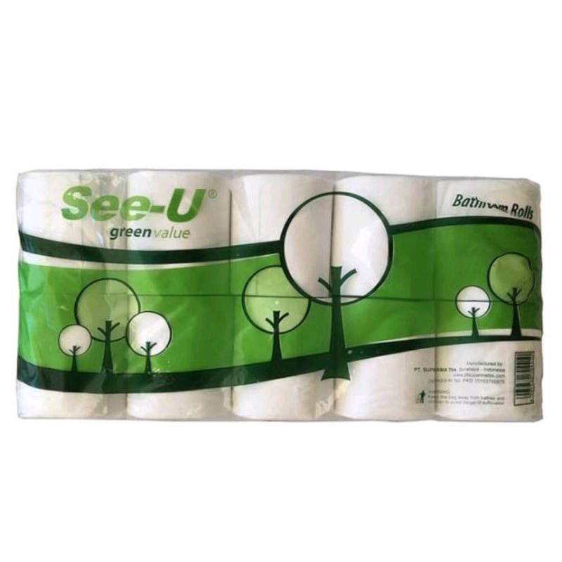 See U ROLL TISSUE CONTAINS 10 / TOILET ROLL TISSUE | Shopee Philippines