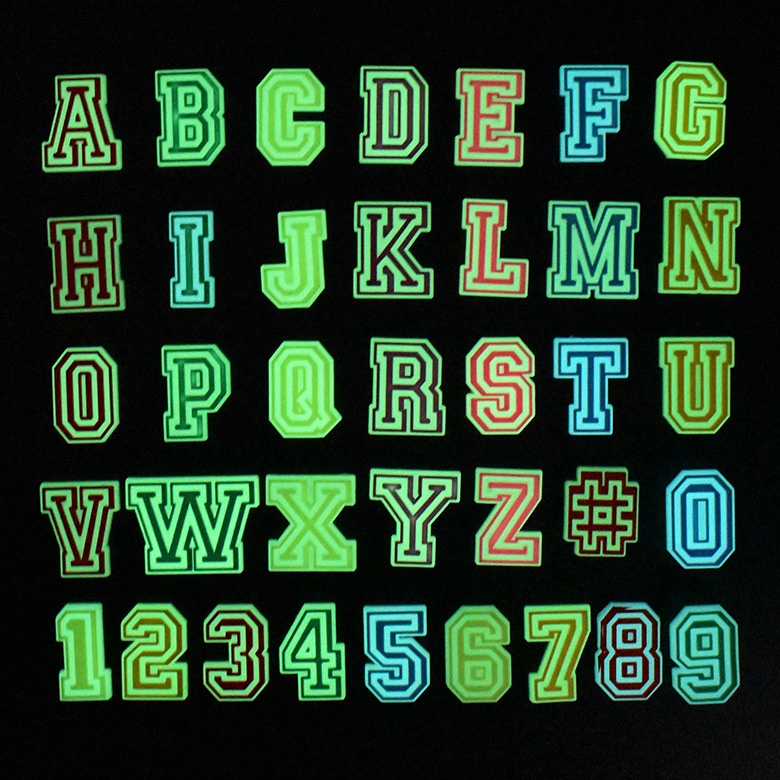 Crocs Jibbitz Creative Cute Cartoon Colorful Luminous Numbers and ...