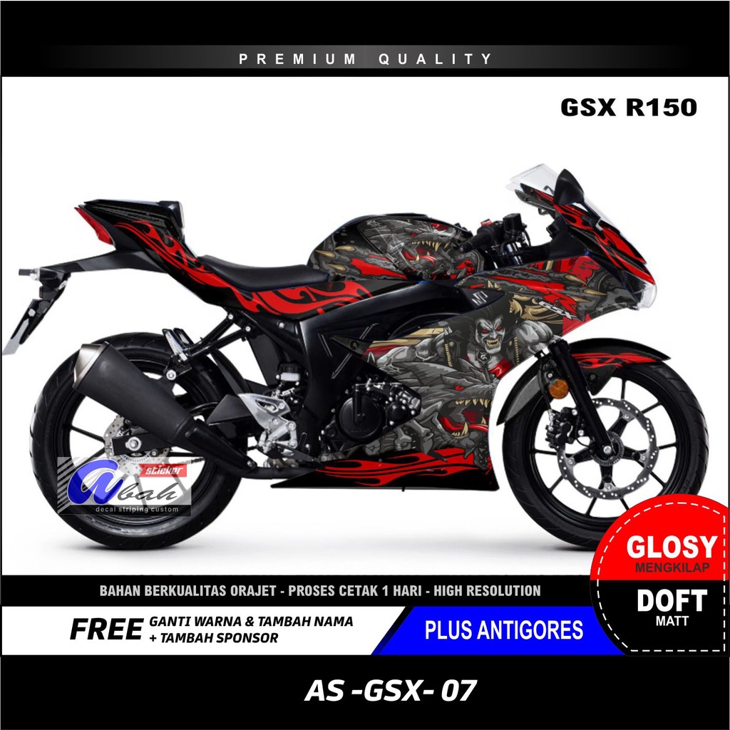 Gsx R150 07 Full Body Decal Sticker | Shopee Philippines