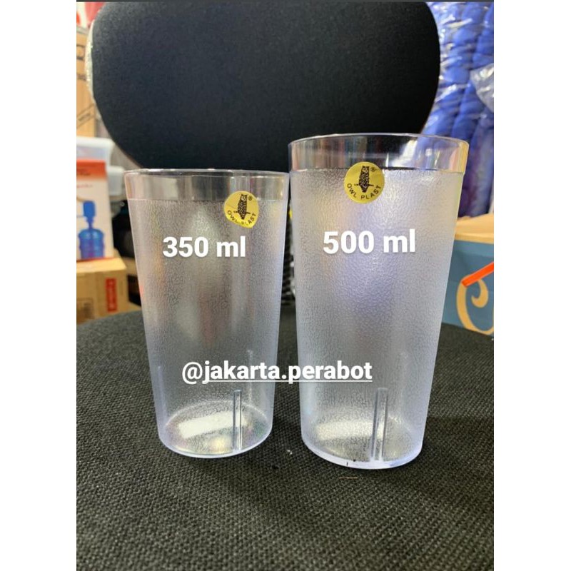 Owl-mica / Acrylic Glasses 350 ml and 500 ml | Shopee Philippines