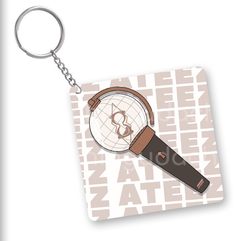 [FANMADE] ATEEZ LIGHTSTICK KEYCHAIN | Shopee Philippines