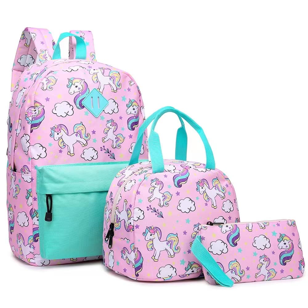 3 in 1 Set School Bags for Kids / Back Pack Set / Cool Character Bags ...