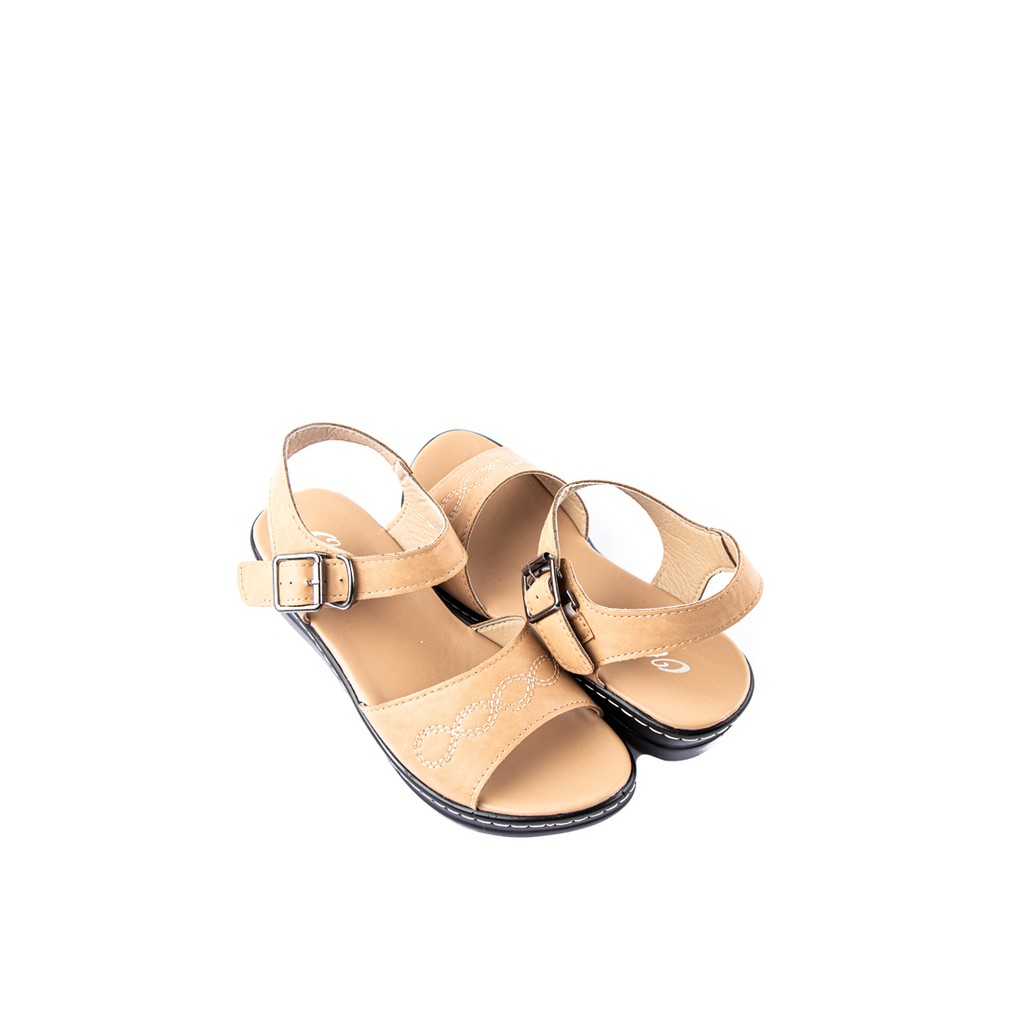 Otto 20700307 Women's Slingback Wedge Sandals in Beige and Blue ...