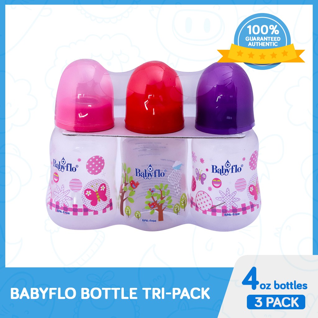 Babyflo Bottle Tri-Pack 4oz | Shopee Philippines
