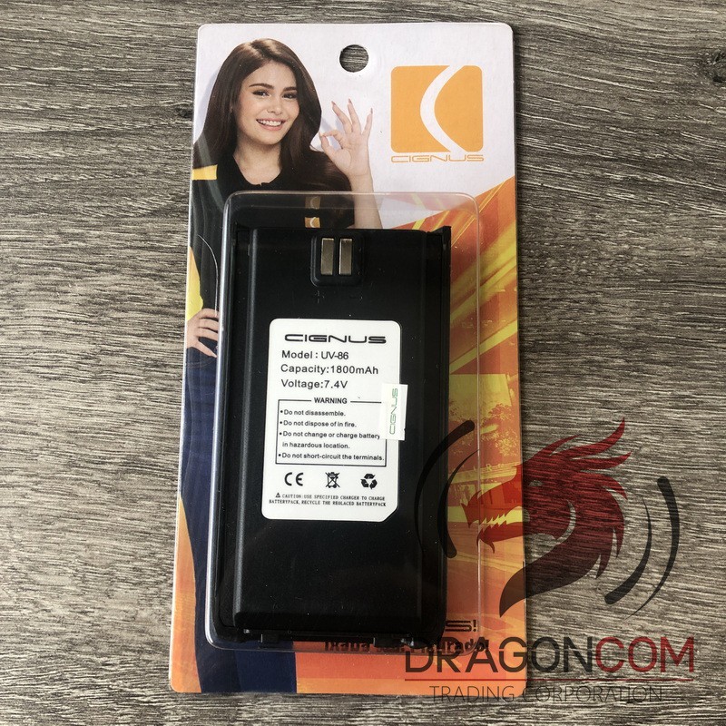 Cignus UV-86 or UV86 Battery Standard Original | Shopee Philippines