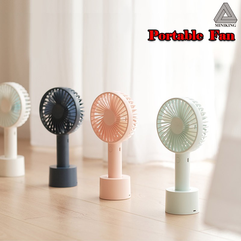 【COD】Portable Mini Fan Handheld Desktop Fan USB Rechargeable Portable ...