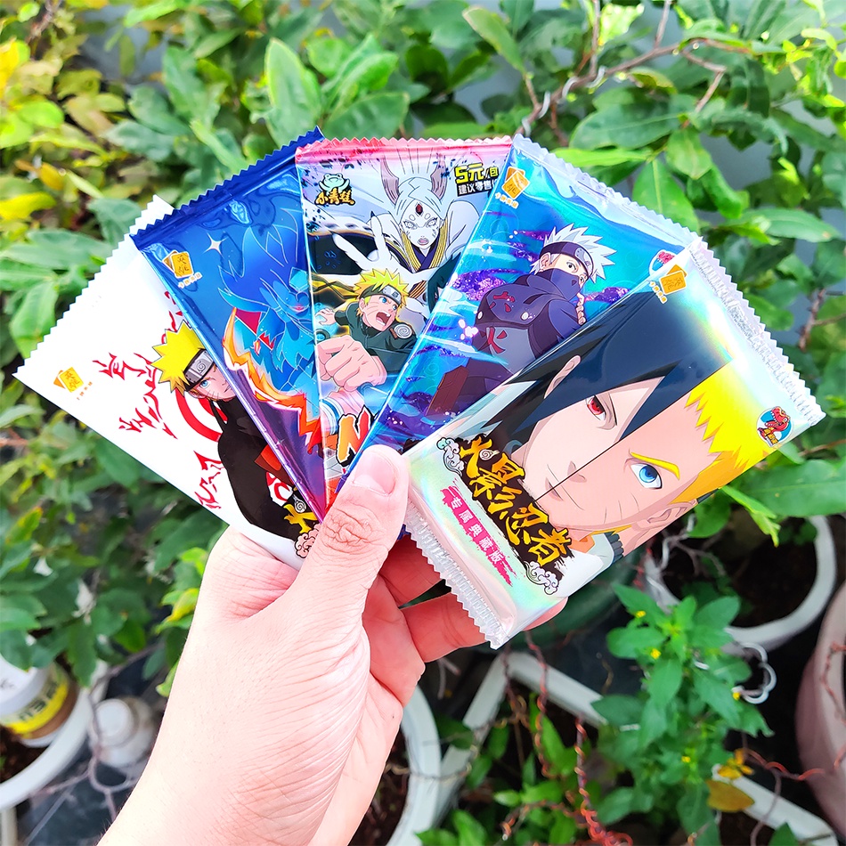 Set of 5 cute random chibi Anime Naruto character card photos super ...