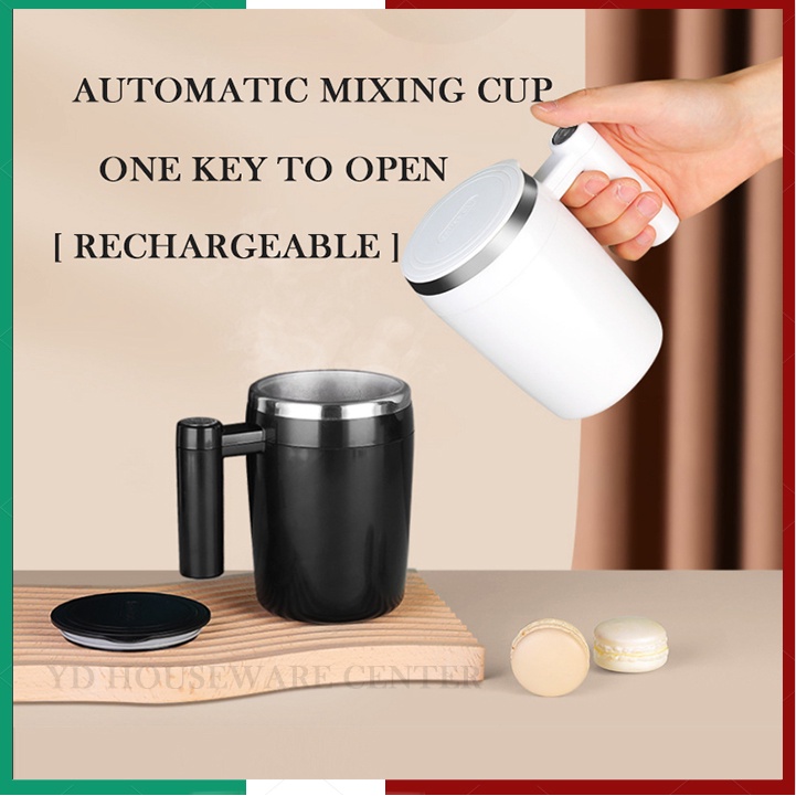 Automatic stirring cup stainless steel electric stirring cup coffee cup ...