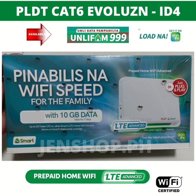 PLDT PREPAID WIFI 2X FASTER ( Evoluzn Fx-Id5 and ID4 ) | Shopee Philippines