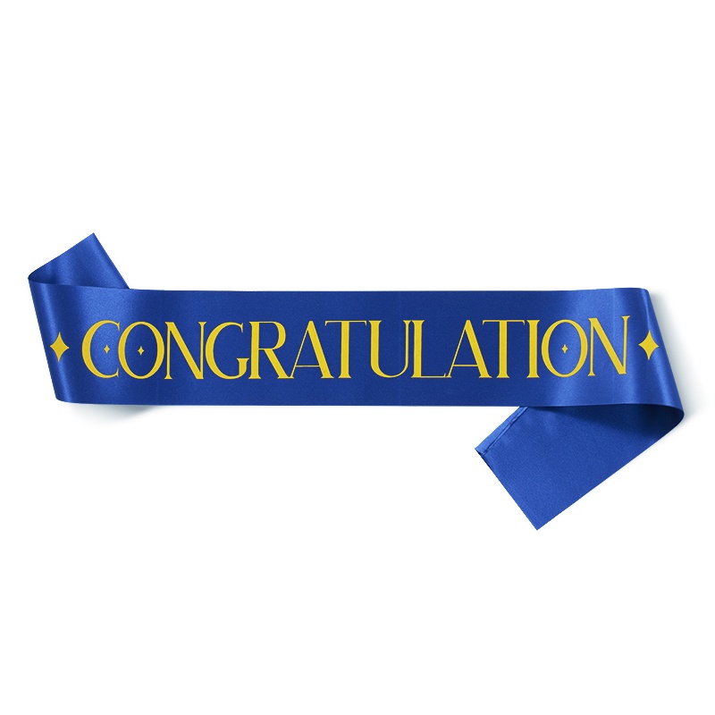 Congratulation Sash Graduation Party Accessory Decoration Party Favors ...