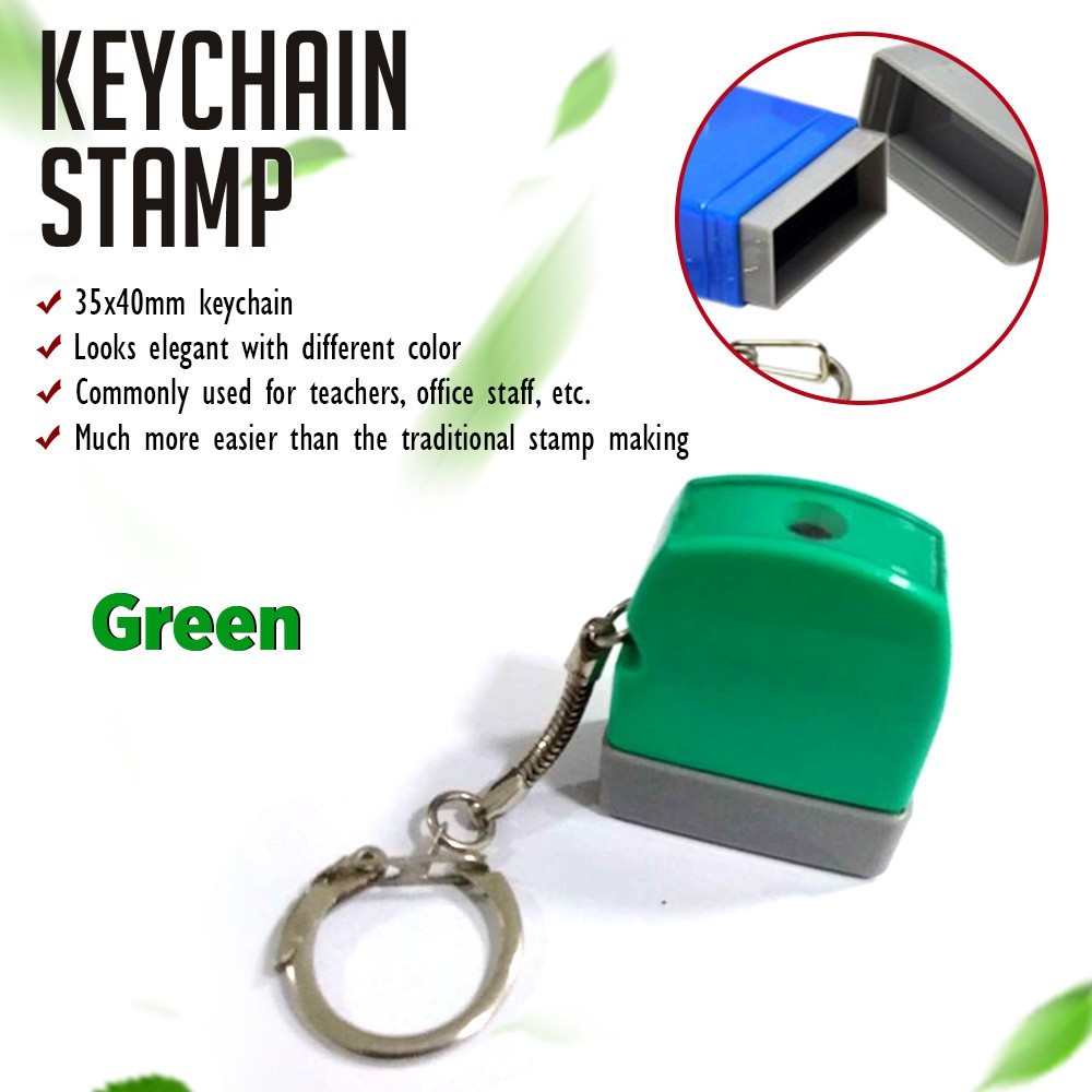 Self Inking Keychain Stamp (Printable) | Shopee Philippines