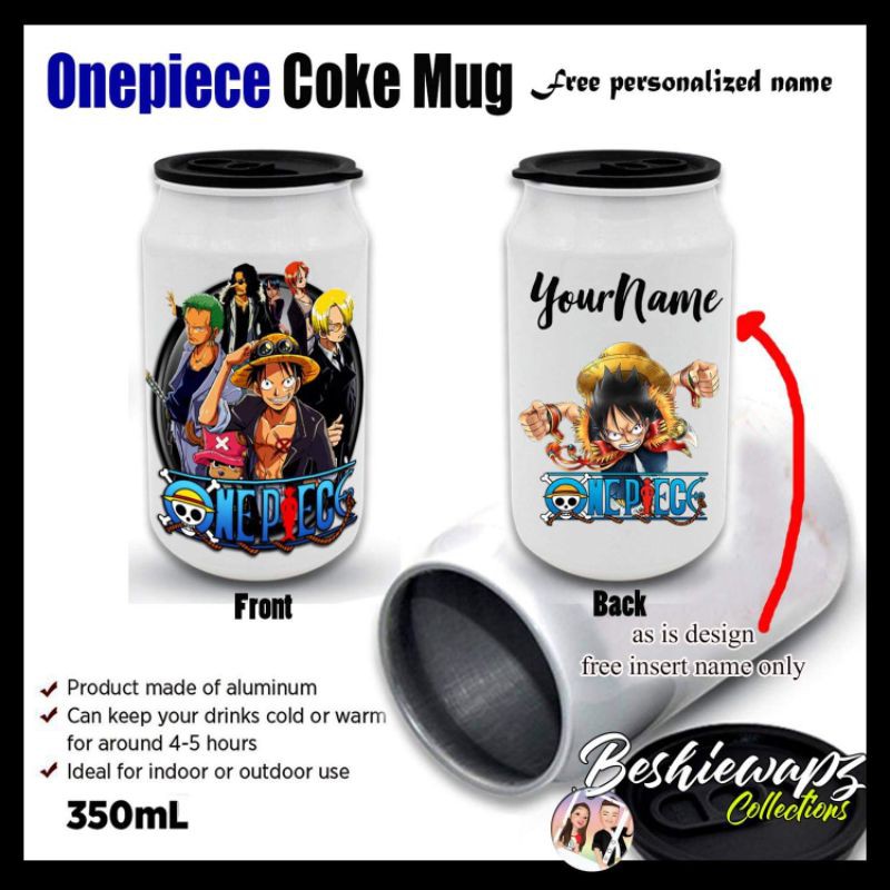Onepiece Collection Coke Mug with Box 350ml | Shopee Philippines