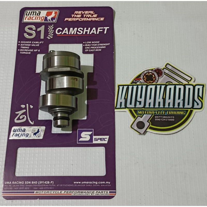 UMA RACING S1 CAMSHAFT SNIPER 150 V1 V2/SMX 135/SNIPER CLASSIC 135/X1R ...