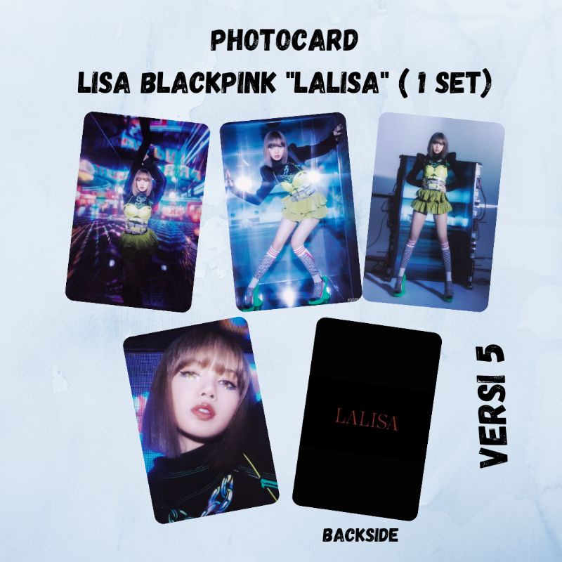 Photocard LISA BLACKPINK: LALISA (1Set) | Shopee Philippines