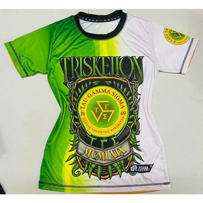 Tau Gamma Sigma V.5 Full Sublimation Frat Shirt - Lady Triskelion v5 ...