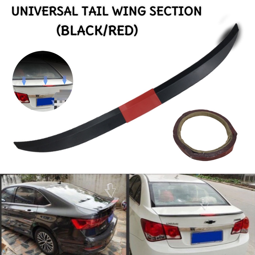 OAPC Three-Section Universal Tail Wing With Adjustable Length For Car ...