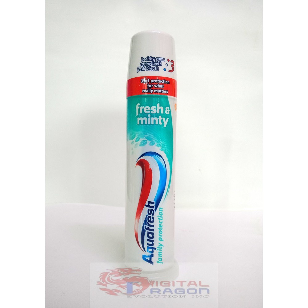 AQUAFRESH FAMILY PROTECTION, FRESH & MINT TOOTHPASTE | 100mL | Shopee ...