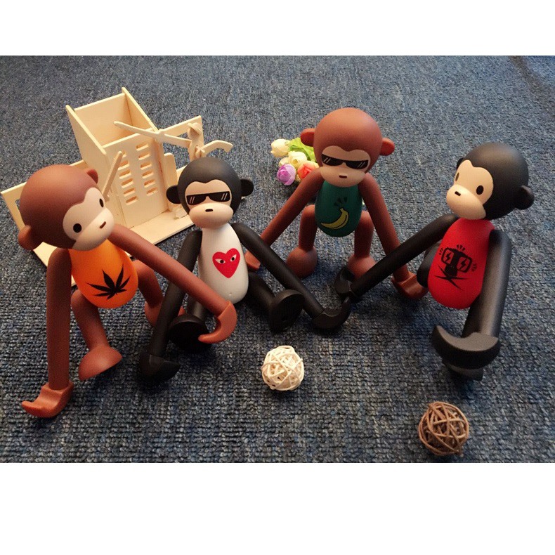 Monkey cartoon mobile phone rack | Shopee Philippines