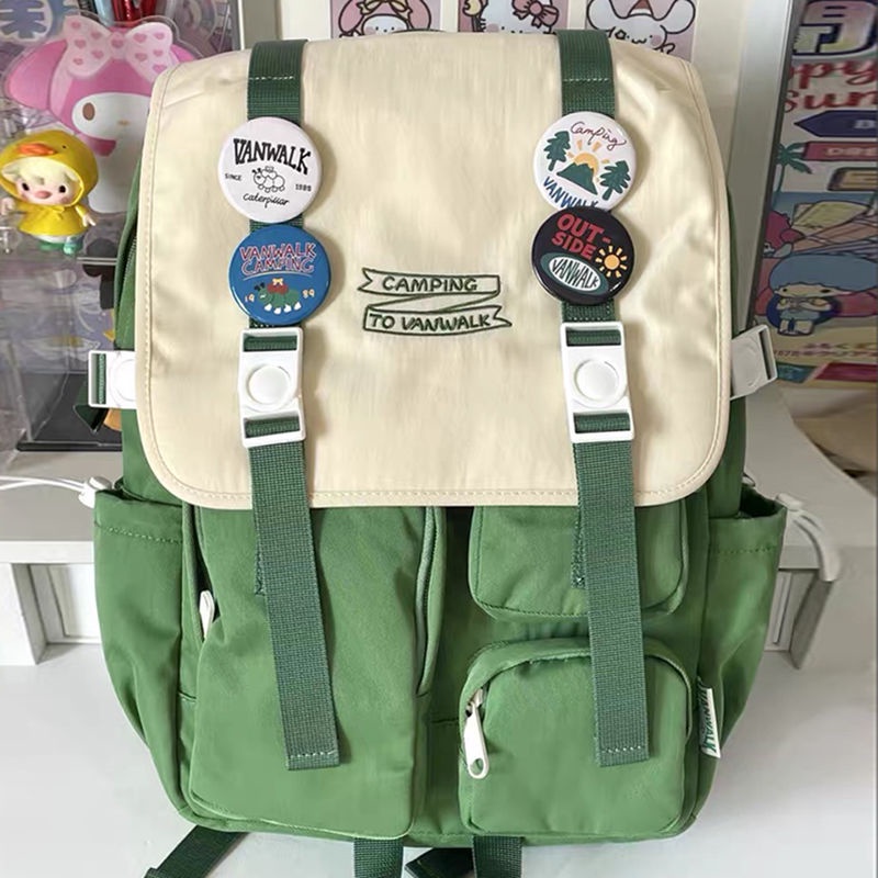 Japan Korea Cute College School Bag Outing Original Japanese Backpack ...