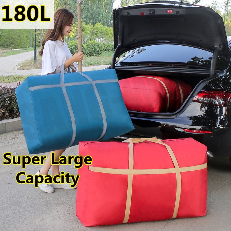 180L Large-Capacity Travel Bag Clothes Quilt Storage Bag Thickened ...