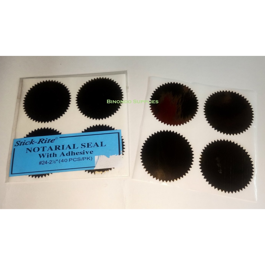Stick-Rite Gold Notorial Seal Certificate Foil Seal with Adhesive 40 ...