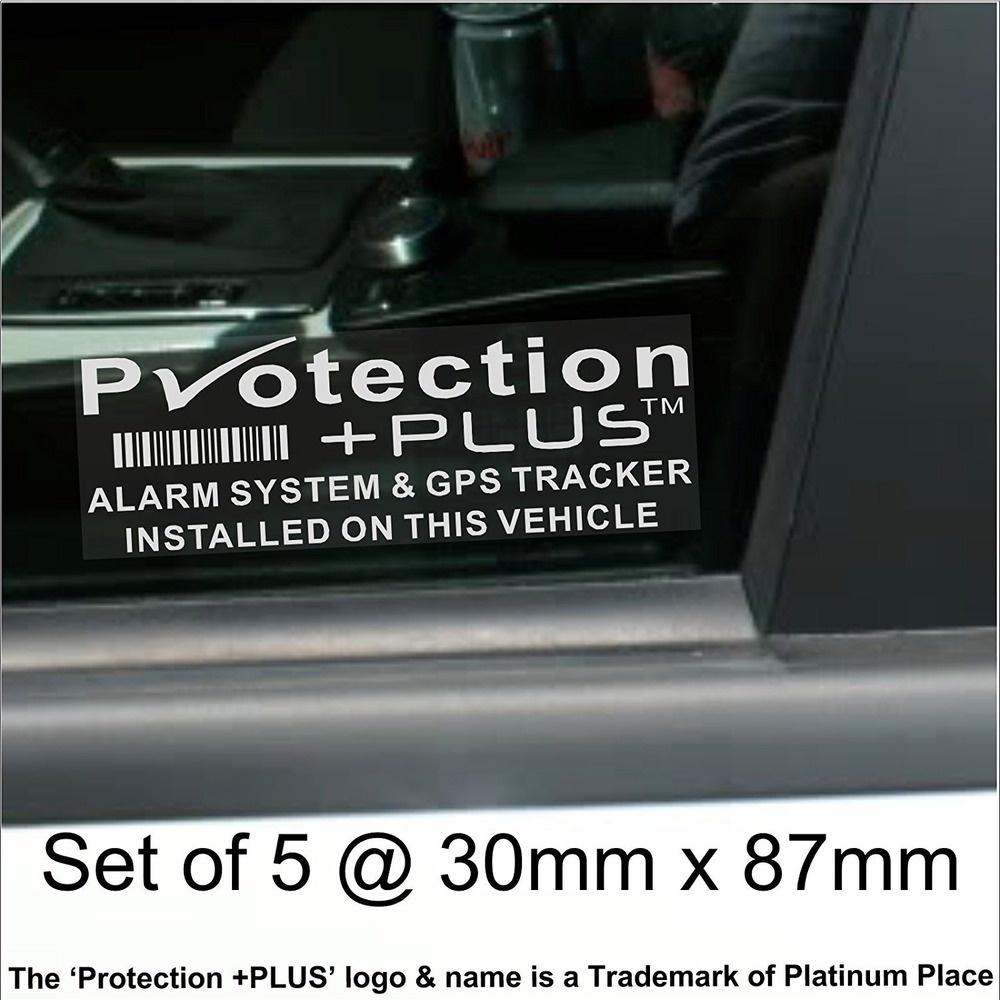 5 x PROTECTION PLUS-Alarm and GPS Tracking Device Security WINDOW ...