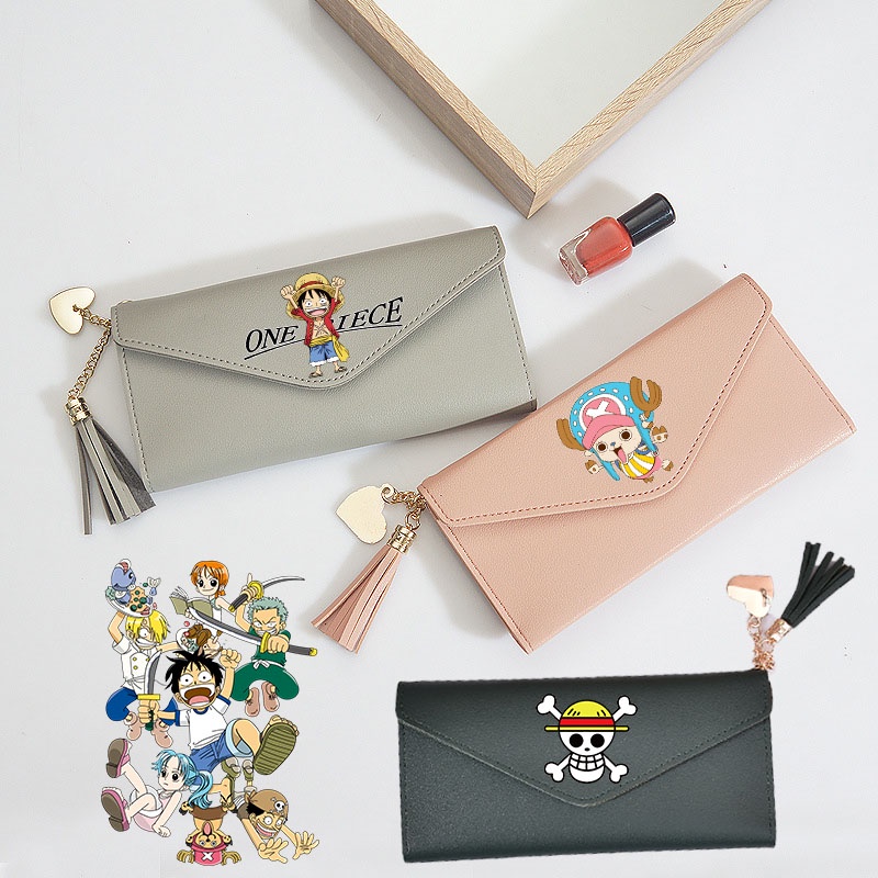 Anime One Piece Wallet Cute Wallet Korean Wallet Women Coin Purse Long ...