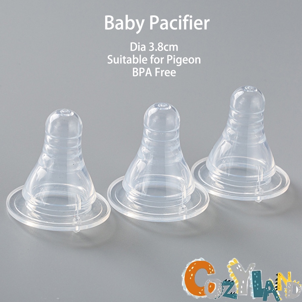 Cozyland Standard silicone nipple Bottle slim neck baby pacifier 3.8cm ...
