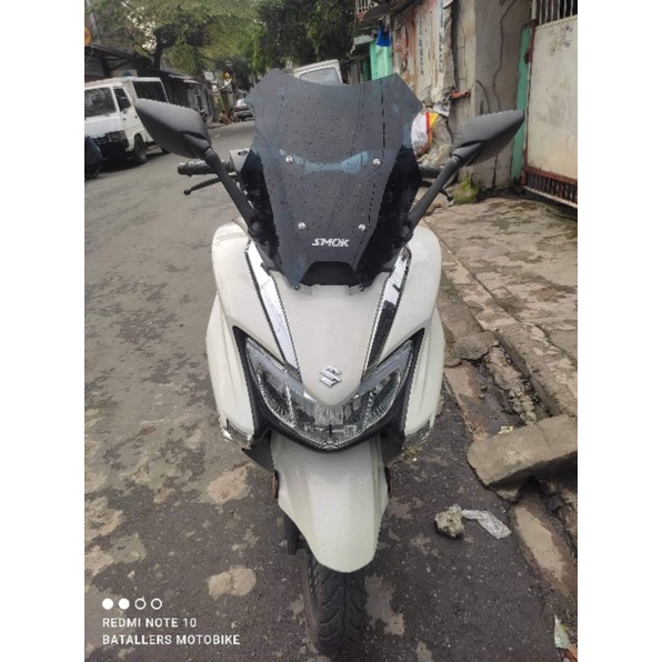 NMAX/BURGMAN BRACKET SIDE MIRROR AND WINDSHIELD SET | Shopee Philippines