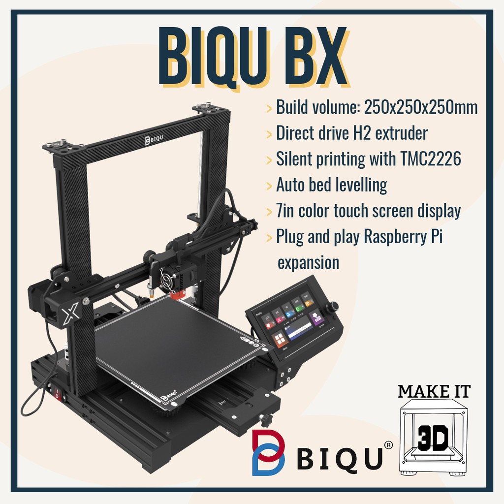 BIQU BX Direct Drive FDM 3D Printer with Auto Leveling and Dual ...