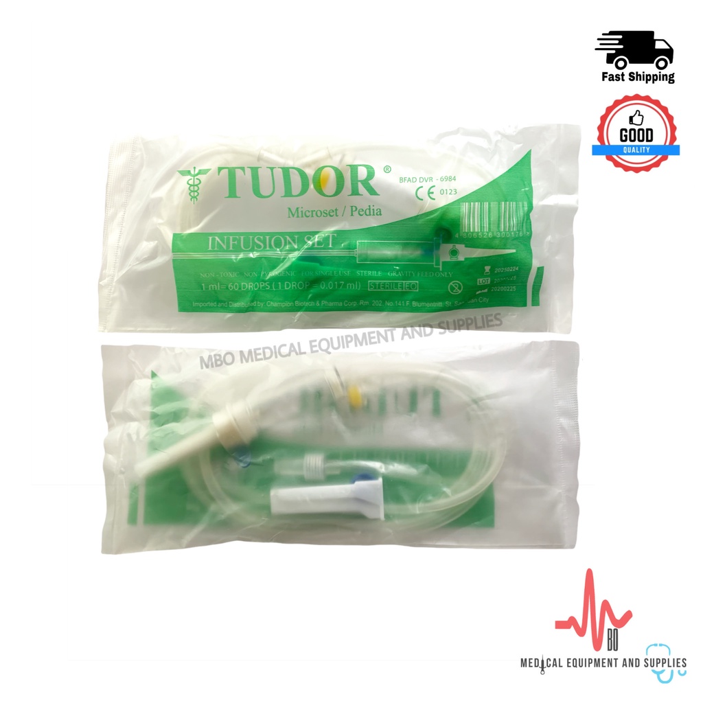 Surgitech/Tudor IV Infusion Set - Microset/Pedia (1pc) | Shopee Philippines