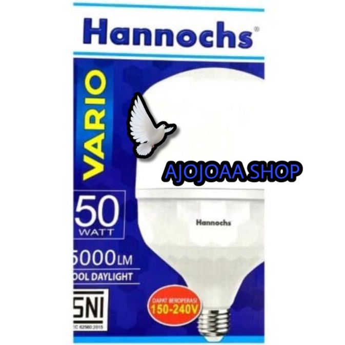 PUTIH CAHAYA Hannochs Vario Led Light Bulb 50 Watt White Light | Shopee ...