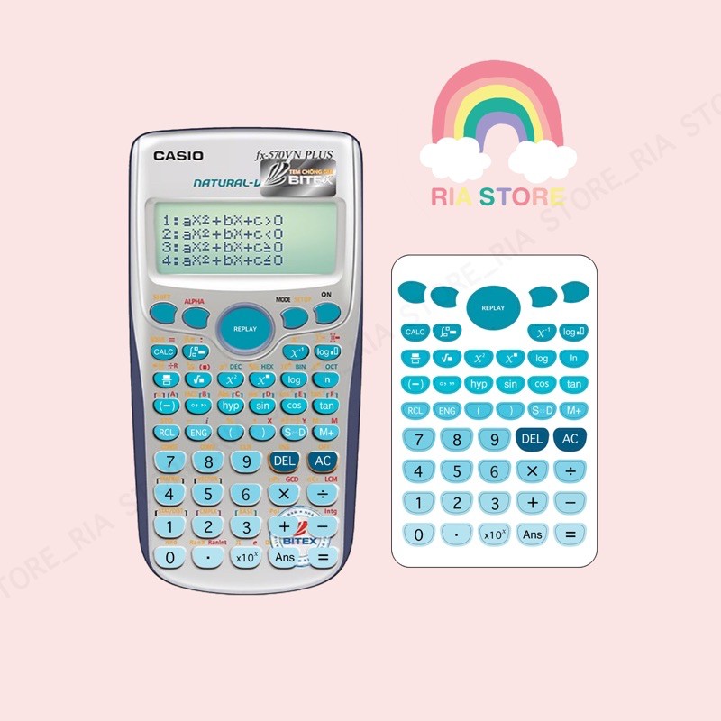 Casio 570 computer key sticker | Shopee Philippines
