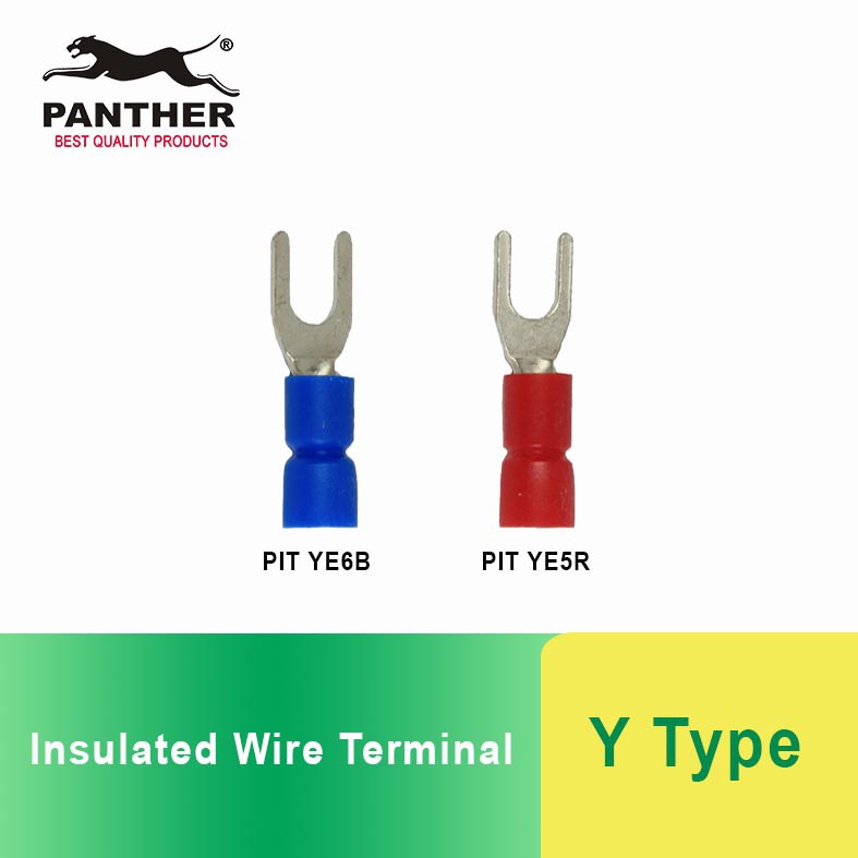Panther PIT Round Type 4.0mm-3.5mm Insulated Wire Terminal 10 pcs. per ...