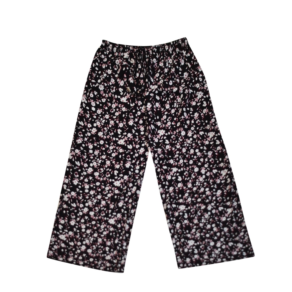 STYLE FOR LESS Ladies Assorted Print Drawstring Challis Pants | Shopee ...
