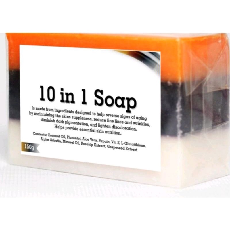 10 in 1 soap ( Anti-Aging + Whitening ) 135g | Shopee Philippines