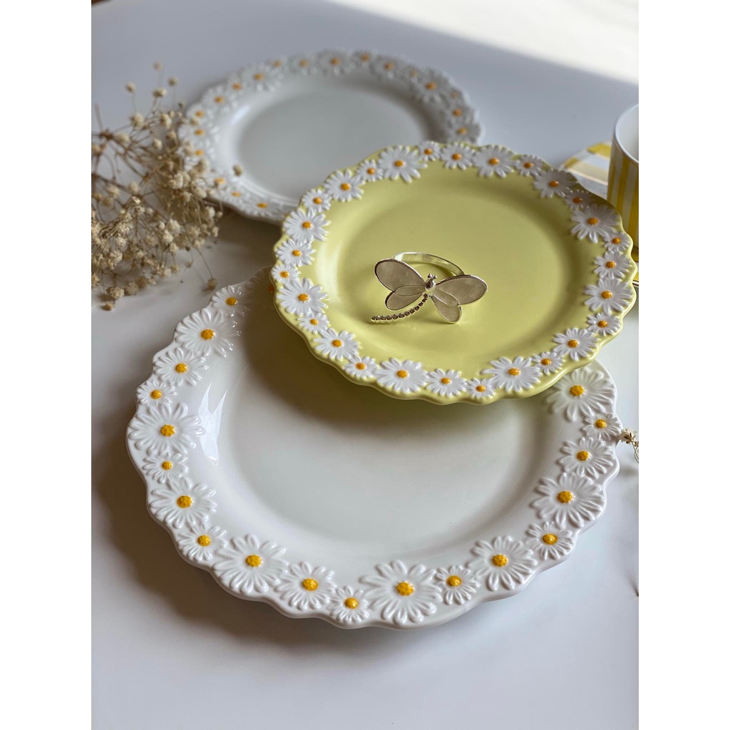 Porcelain Daisy Plate | Shopee Philippines