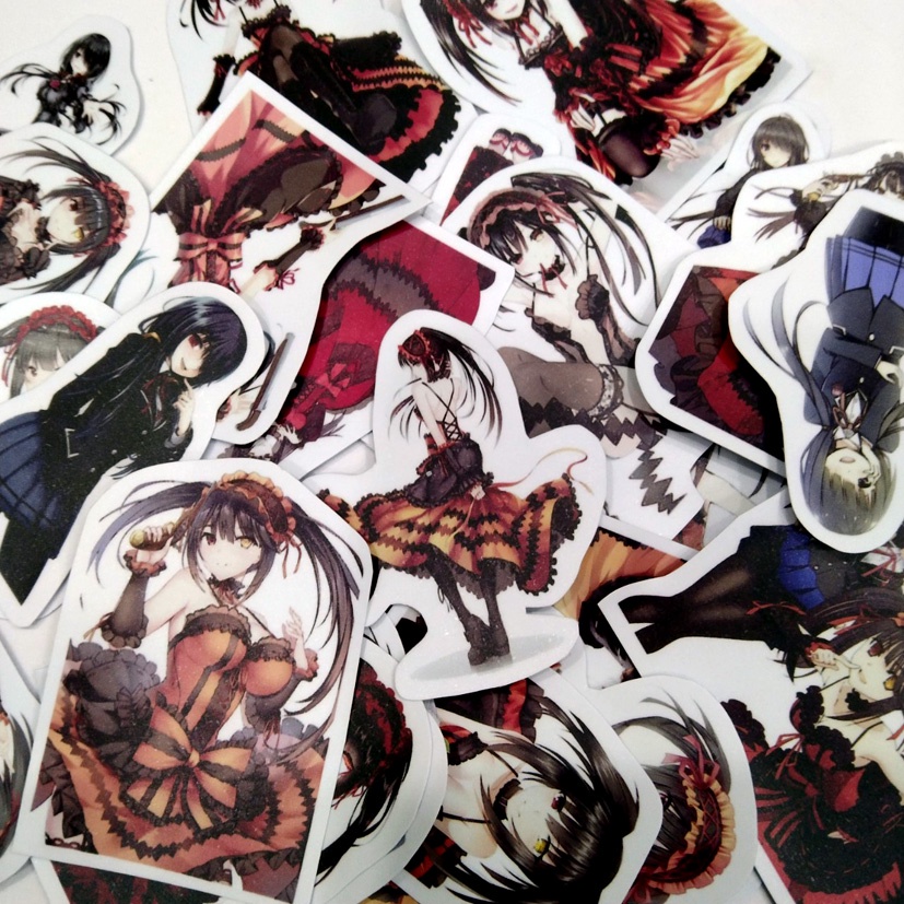 Date A live anime stickers/stickers (5 designs as shown) | Shopee ...