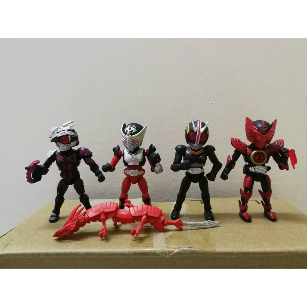 66 Action Kamen Rider (Mashin Chaser, OOO Tajador combo, Ryuki, Black ...