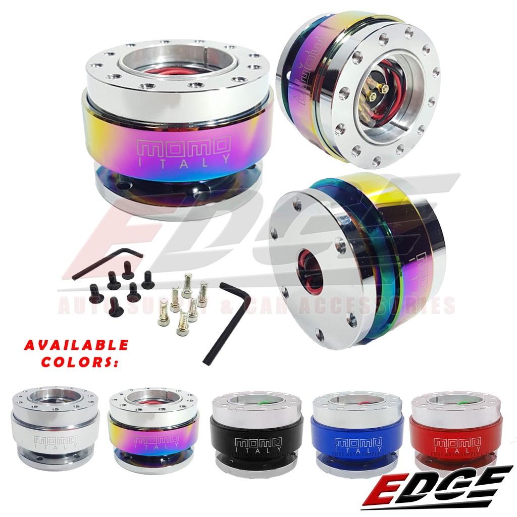 MOMO Universal Steering Wheel Hub Quick Release 6 hole | Shopee Philippines